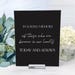 Memorial Table Sign: Acrylic Wedding Remembrance (custom Text) - Etsy