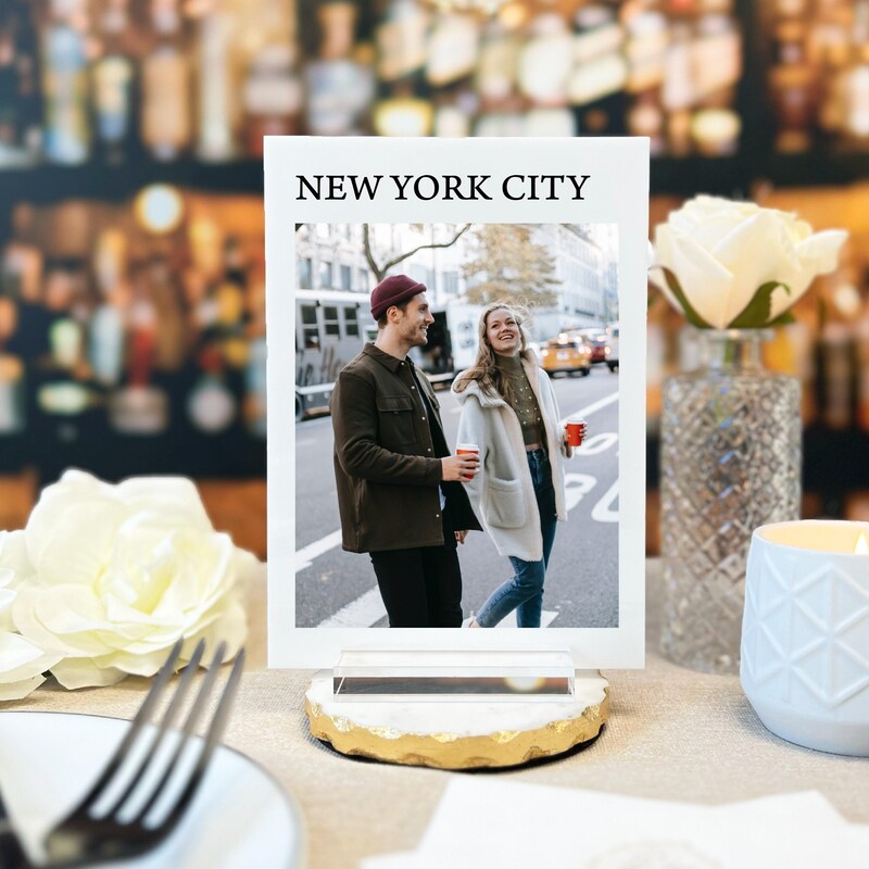 Acrylic Table Sign - Etsy