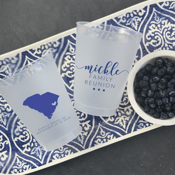 Family Reunion Plastic Party Shatterproof Cups, Party Cups ...
