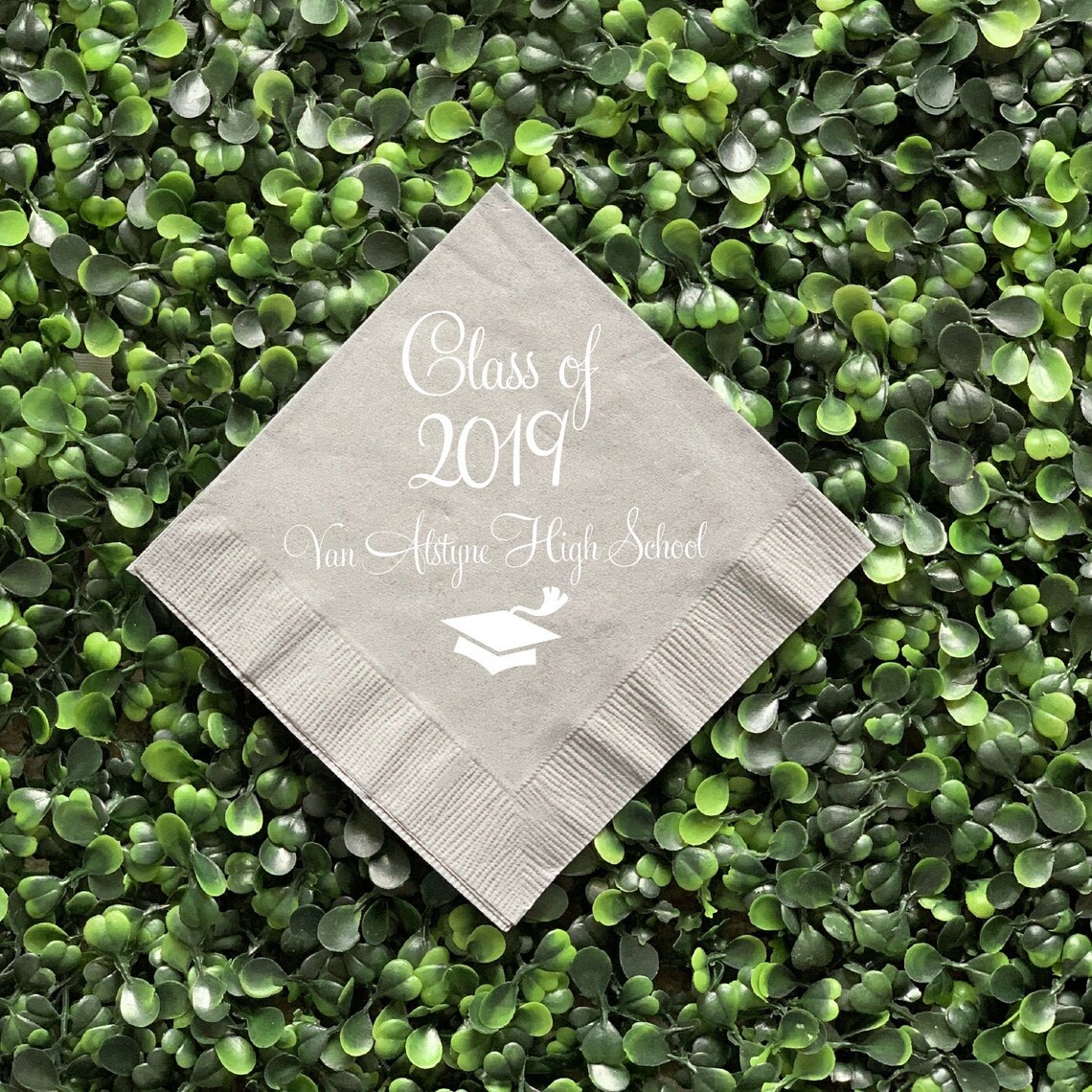 Personalized Graduation Napkins High School Grad College | Etsy