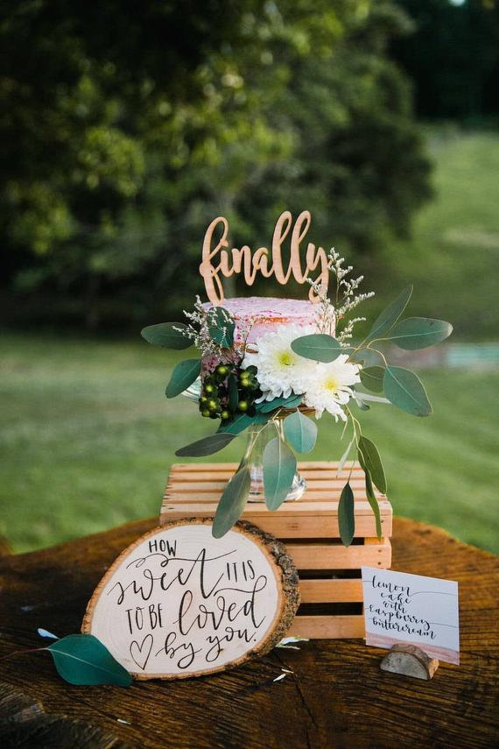 Finally Wedding Cake Topper Wedding Cake Topper Engagement | Etsy