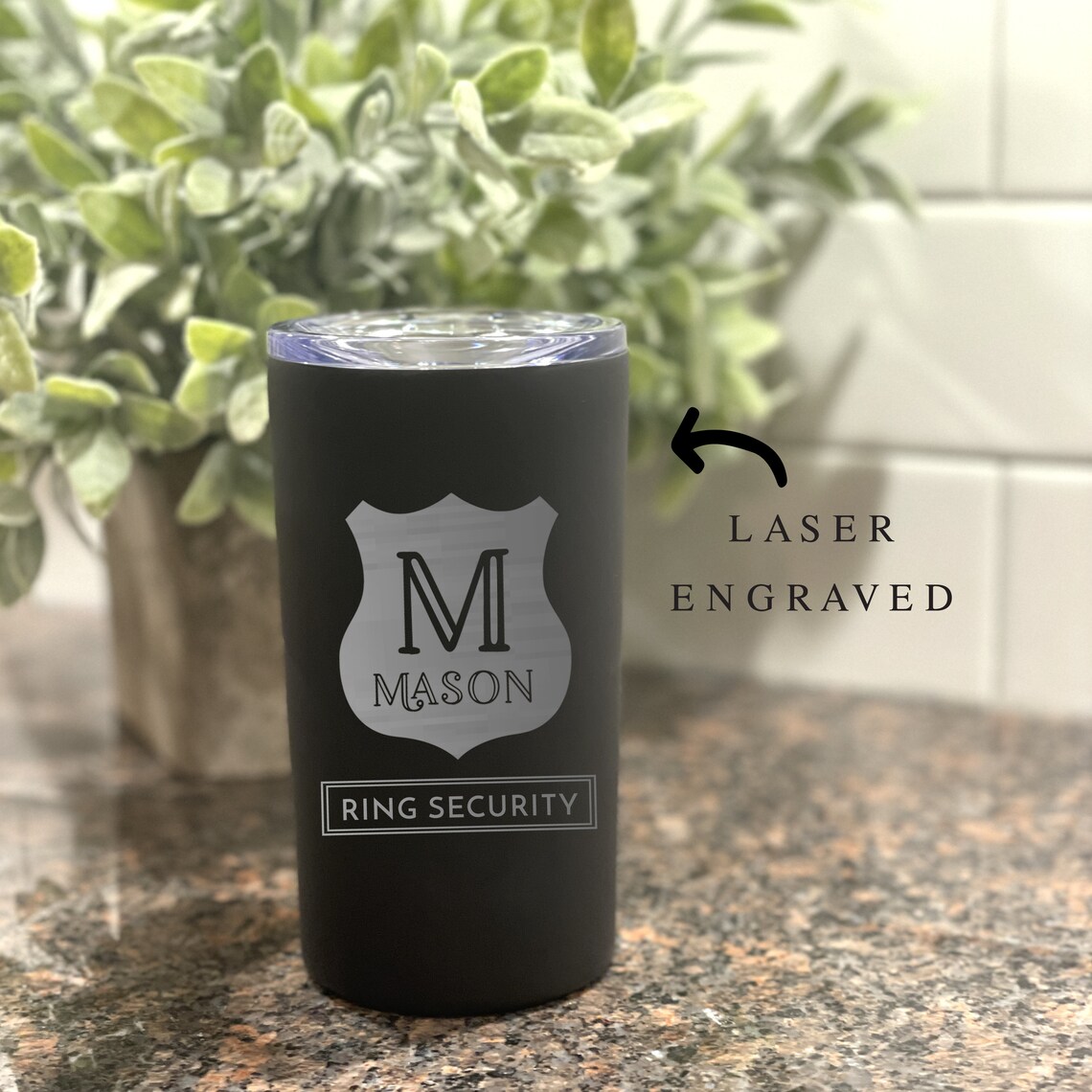 Personalized Ring Security Badge Sippy Cup Ring Bearer Gift - Etsy