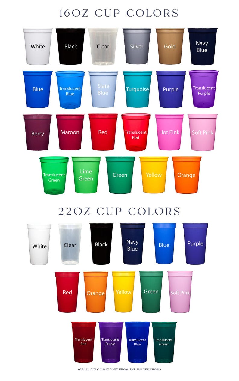 Custom Graduation Stadium Cups - Personalized Class of 2025 Favors - Etsy