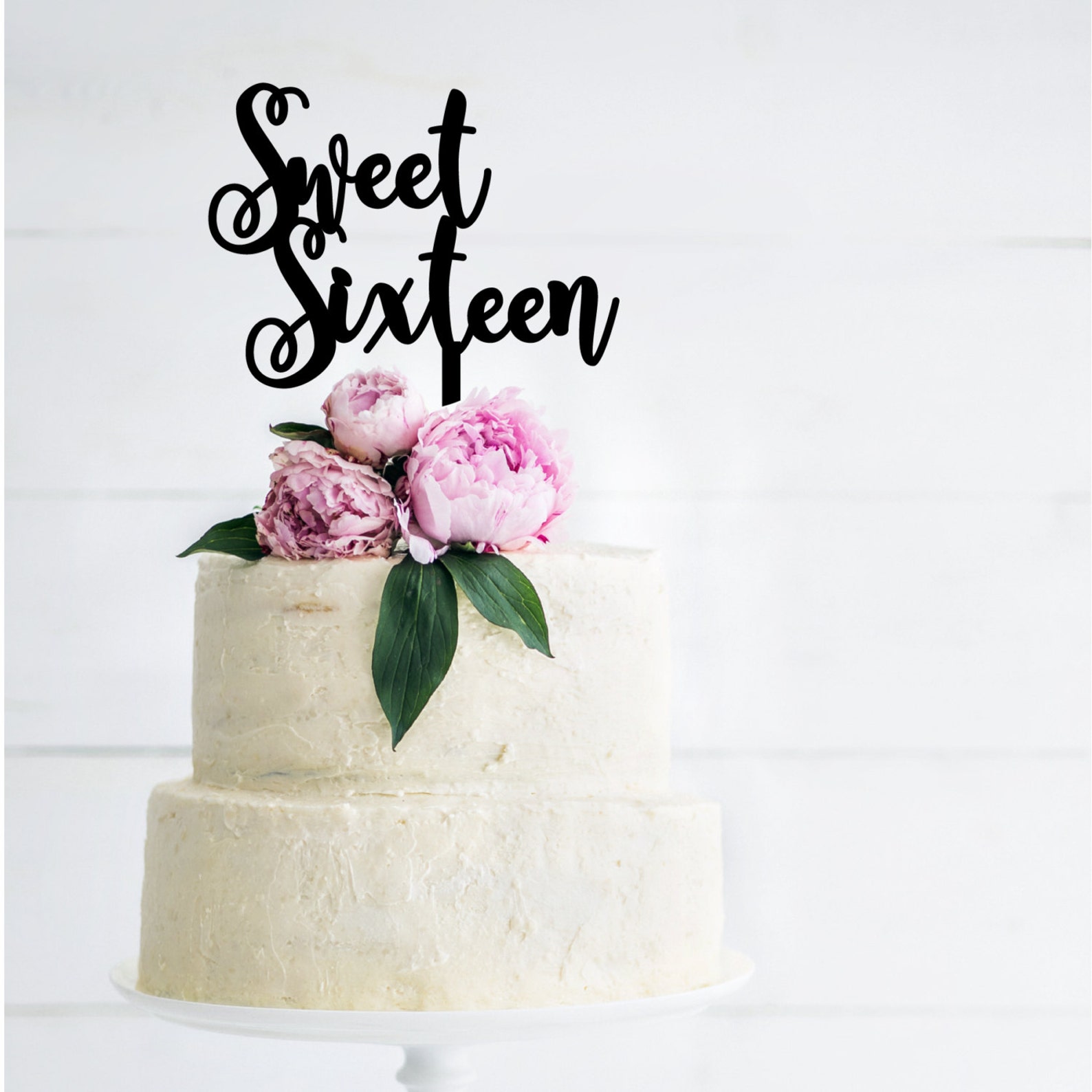 Sweet Sixteen Acrylic Cake Topper - Etsy