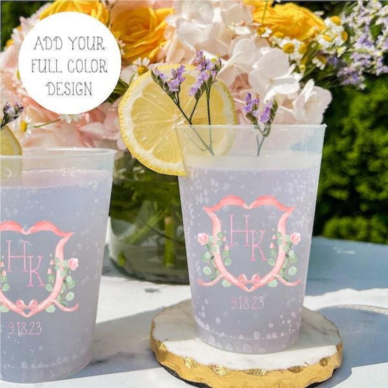 Monogrammed Cups - Etsy