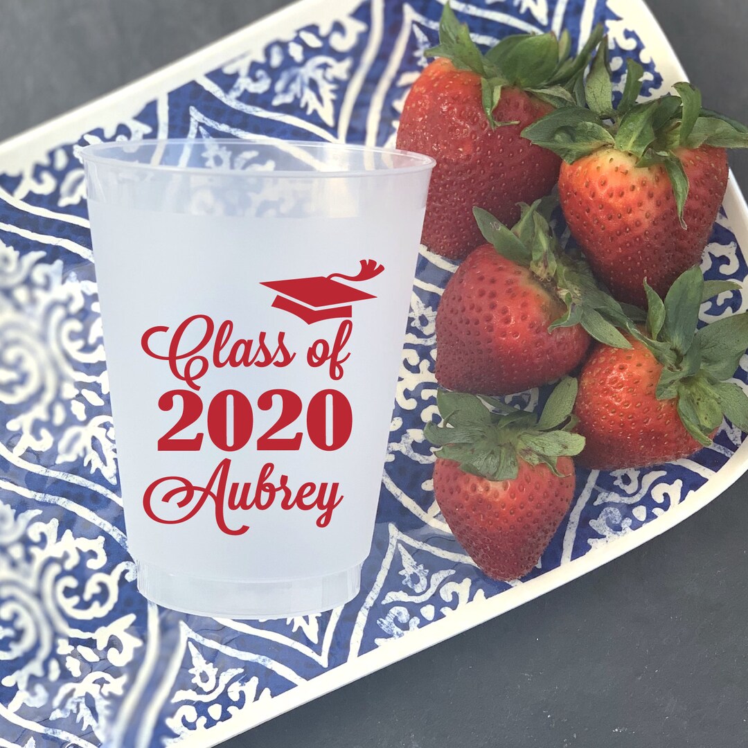 Personalized Graduation Plastic Party Shatterproof Cups - Etsy