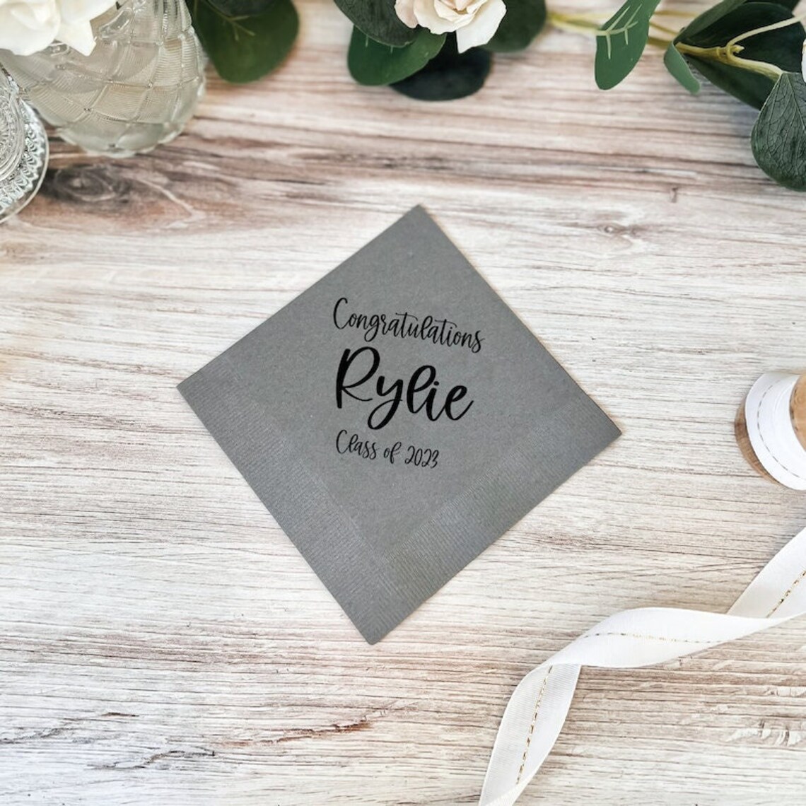 Personalized Graduation Napkins High School Grad College - Etsy