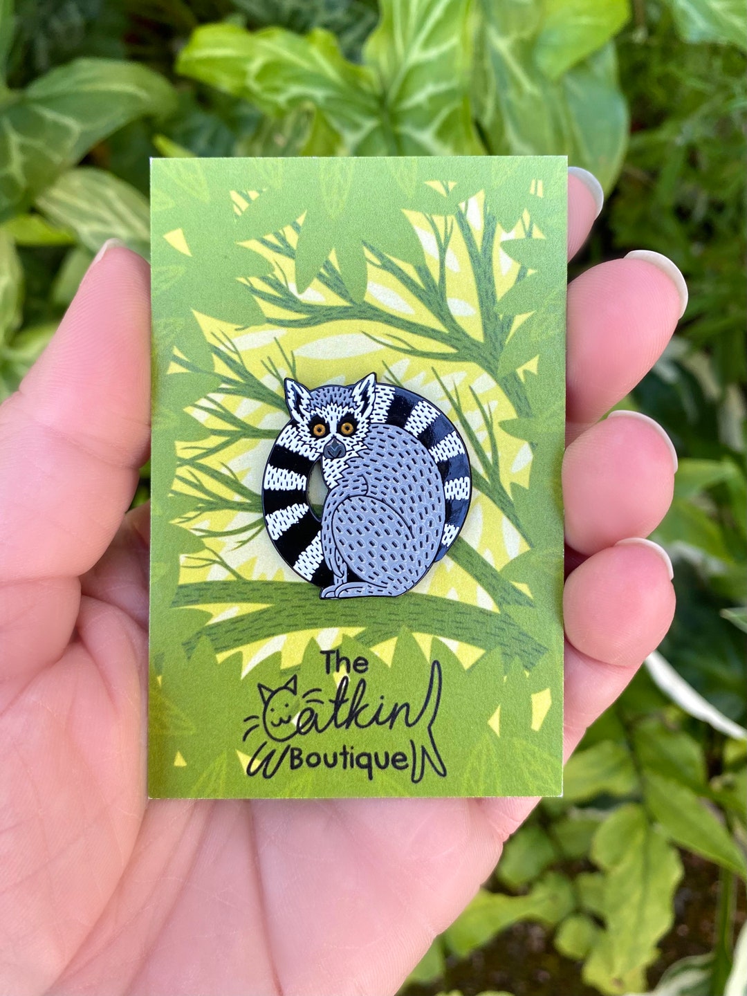 Lemur Enamel Pin - Etsy