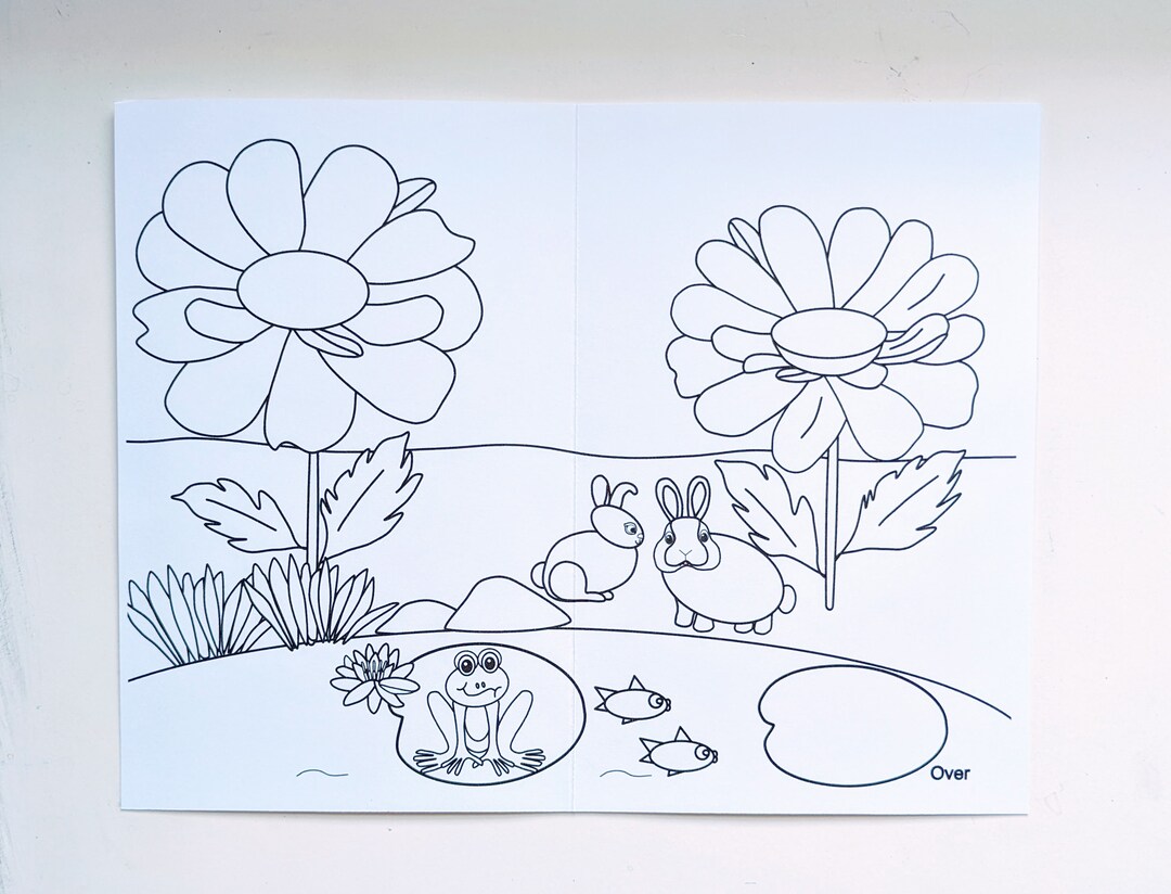 Kid's Activity Coloring and Stickers, Party Favor for Children ...