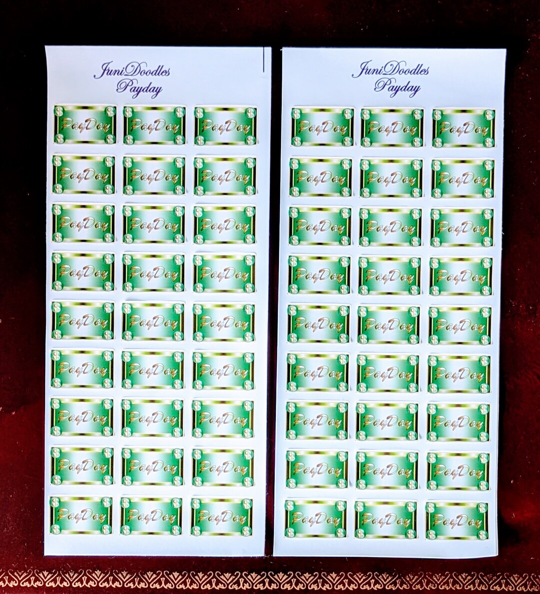 Sticker Sheet, Payday Stickers for Planner - Etsy