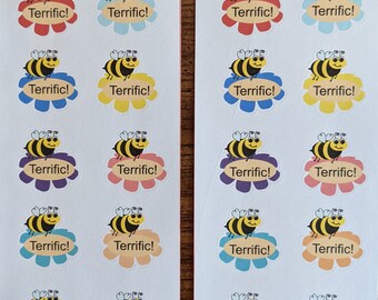 Teacher Reward Stickers Pack 001 Stickers Sheet X45 - Etsy