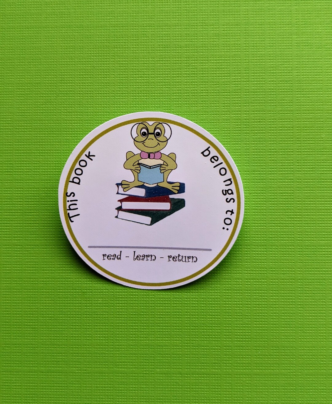 Sticker Sheet, 27 This Book Belongs To: Sticker, Label - Etsy