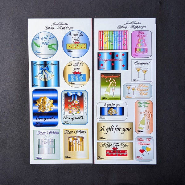 Congratulation Stickers - Etsy