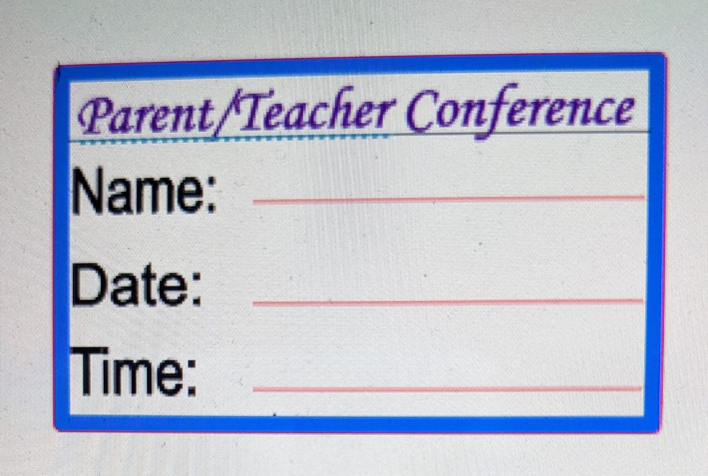 30 Parent/teacher Conference for Teachers - Etsy