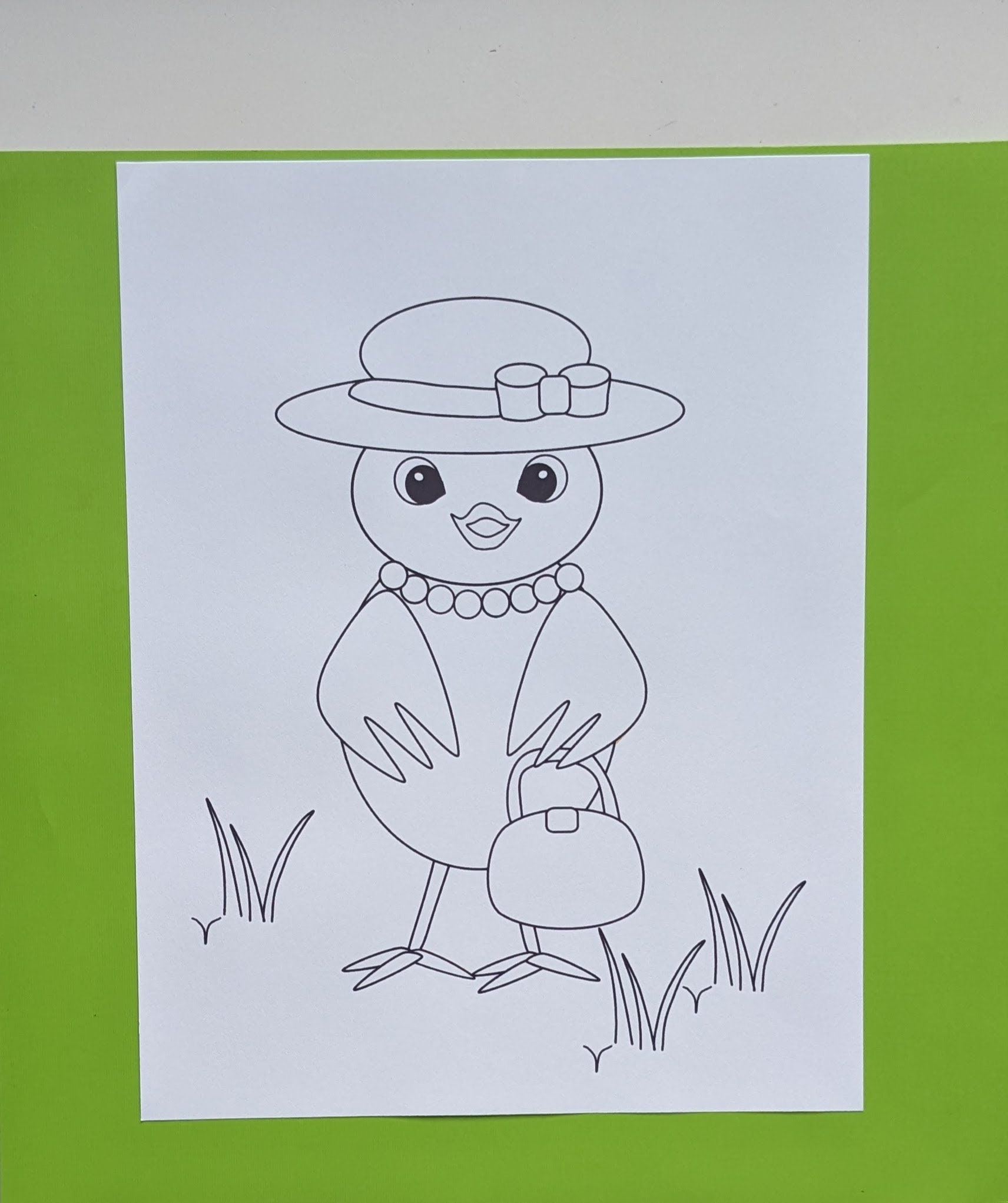 Easter Coloring Pages: Bunnies, Chicks, Lamb (digital Download) - Etsy