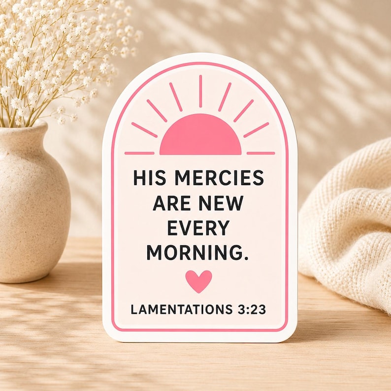 Christian Stickers Faith Quote Collection Bible Verse Bundle Pink ...