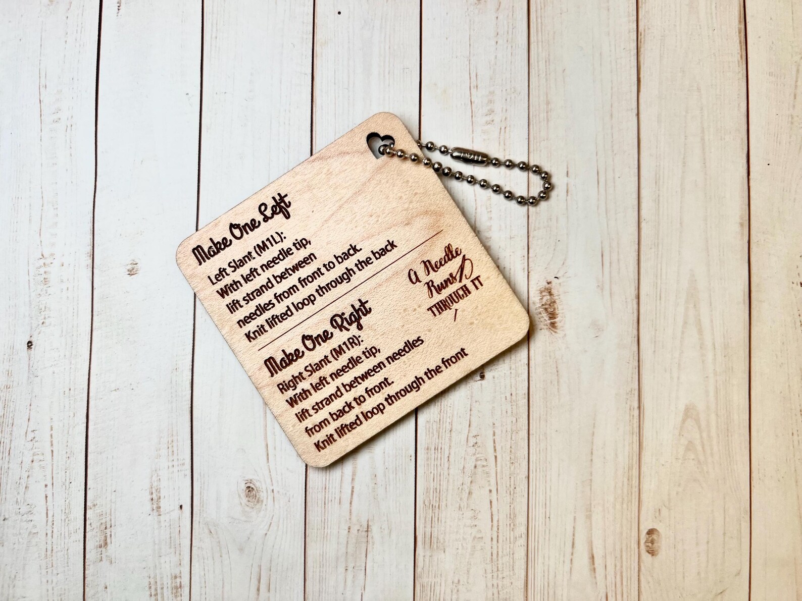 Make 1 Left, Make 1 Right Help Tag, Increase Instruction Tag, Sweater ...
