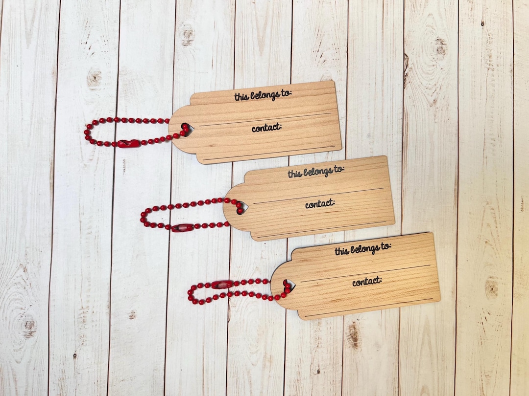 This Belongs to Tags | Erasable and Reusable Labels for Personal Items ...