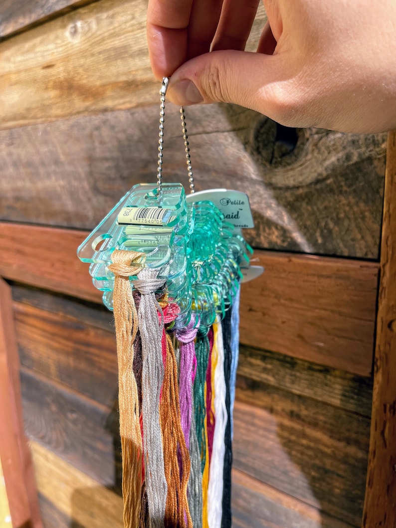 Embroidery Thread Holder,acrylic Floss Keeper for Embroidery Thread ...