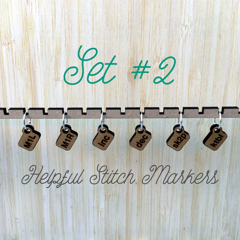 Helpful Stitch Markers Unique Knitting Stitch Markers Set - Etsy Helpful Stitch Markers Unique Knitting Stitch Markers Set - Etsy