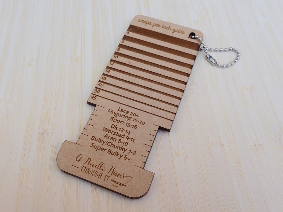 Wraps per Inch Wood Guide. WPI Guide Tool. Spinner Tools. | Etsy