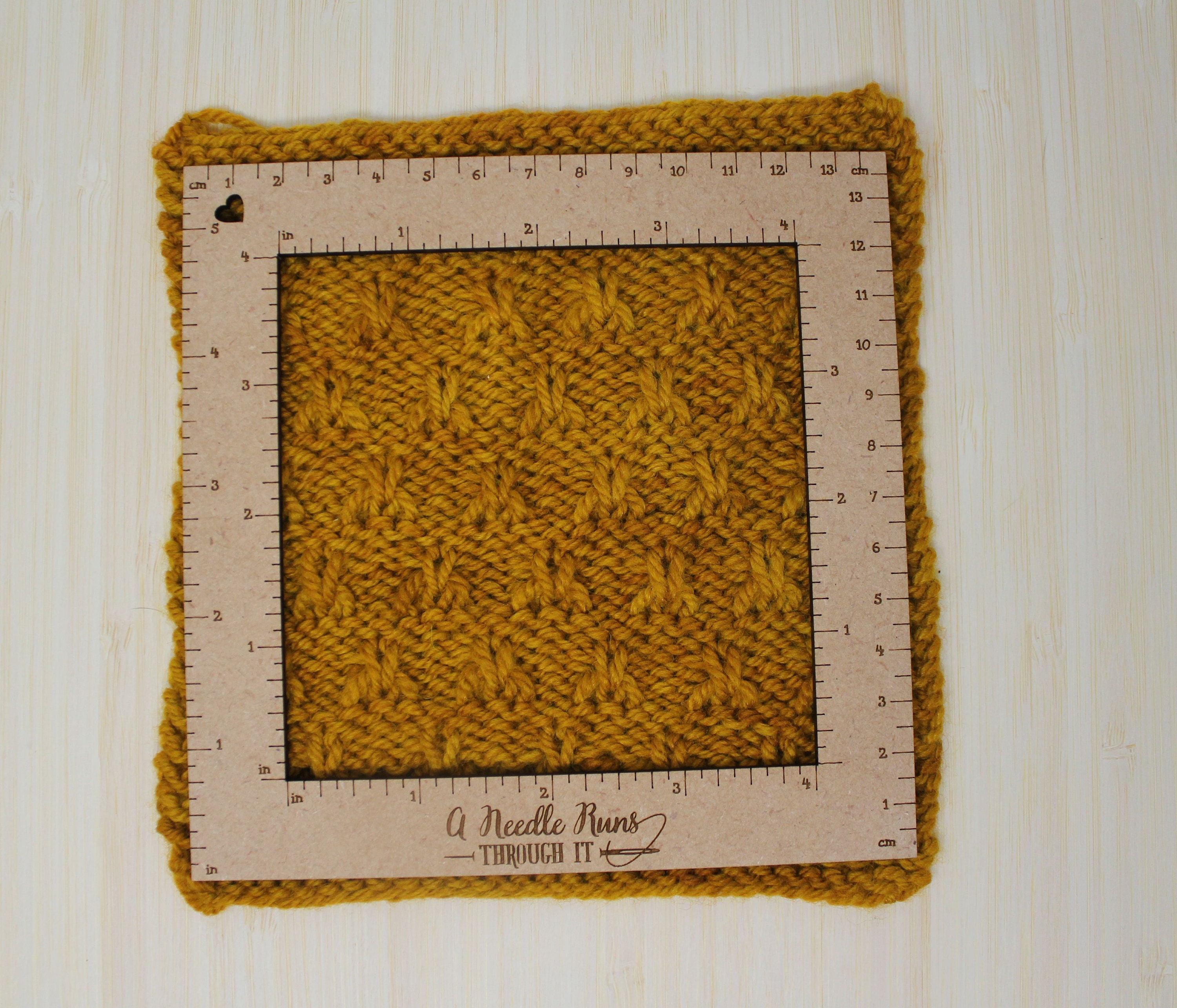 Knitting Gauge Swatch Ruler 4 Ruler 2ruler or | Etsy