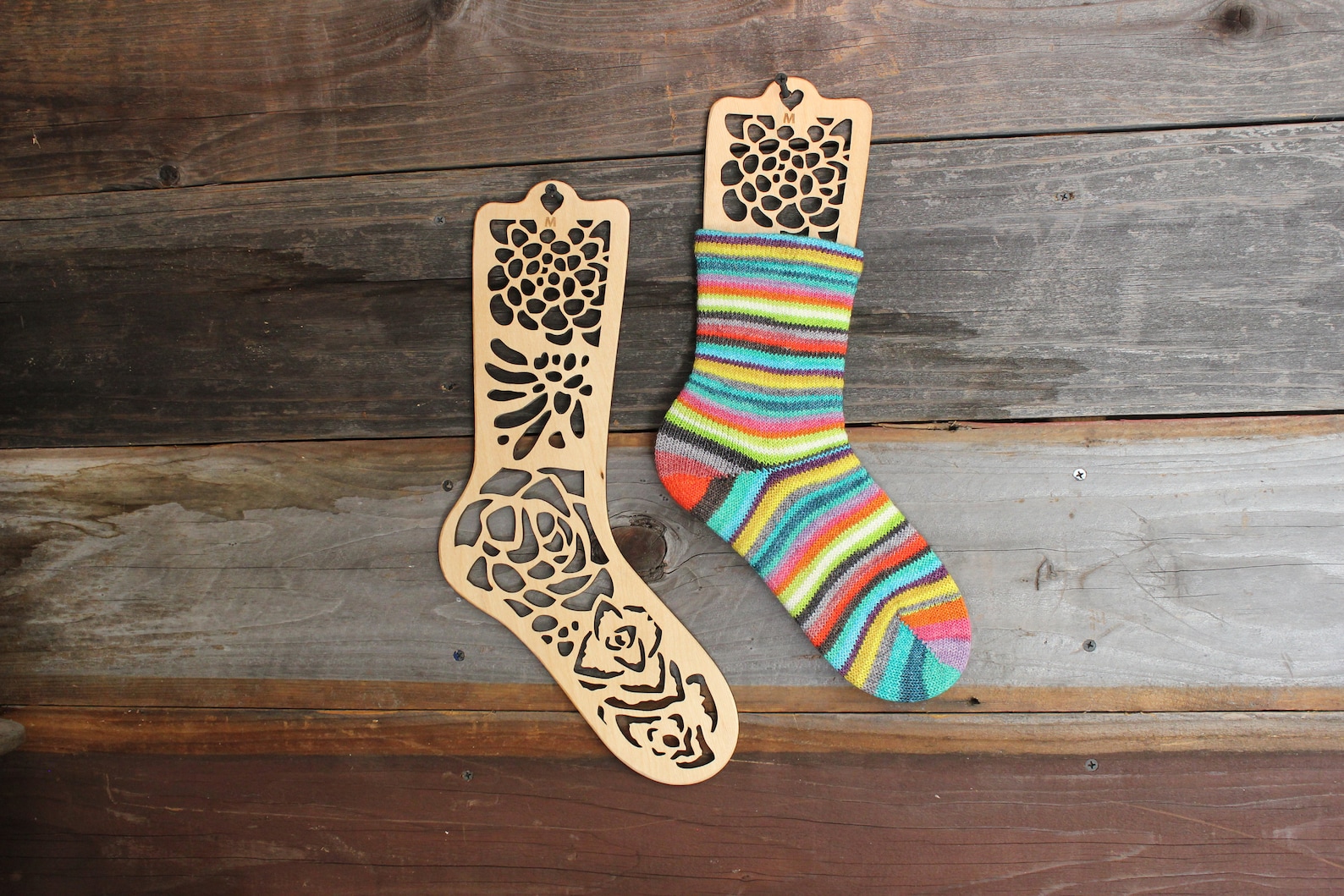 Mermaid Sock Blockers Baltic Birch Mermaid Design Wood Sock | Etsy