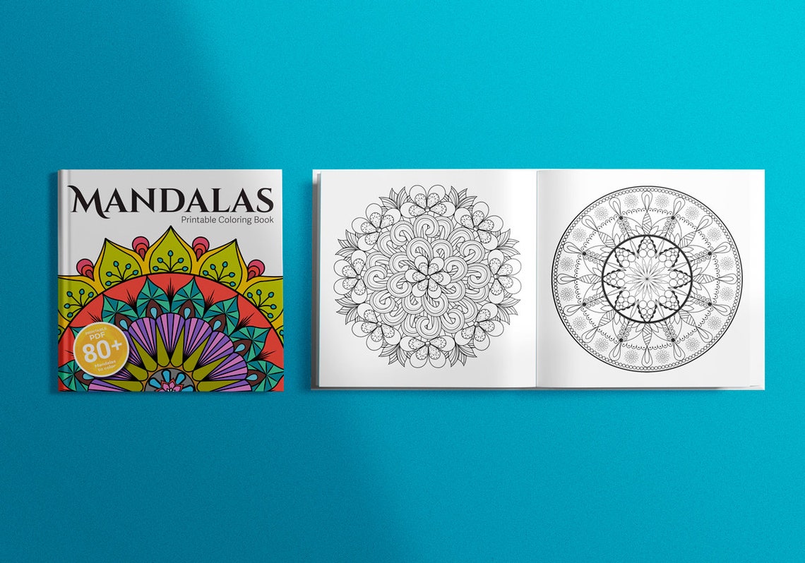 Mandala Digital Download Coloring Book. Printable Mandalas - Etsy