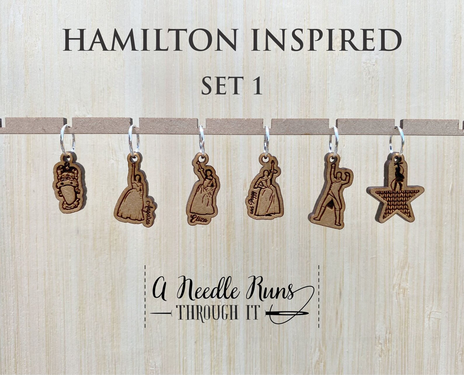 Hamilton Inspired Stitch Marker Set for Knitting and Crochet, Hamilton ...