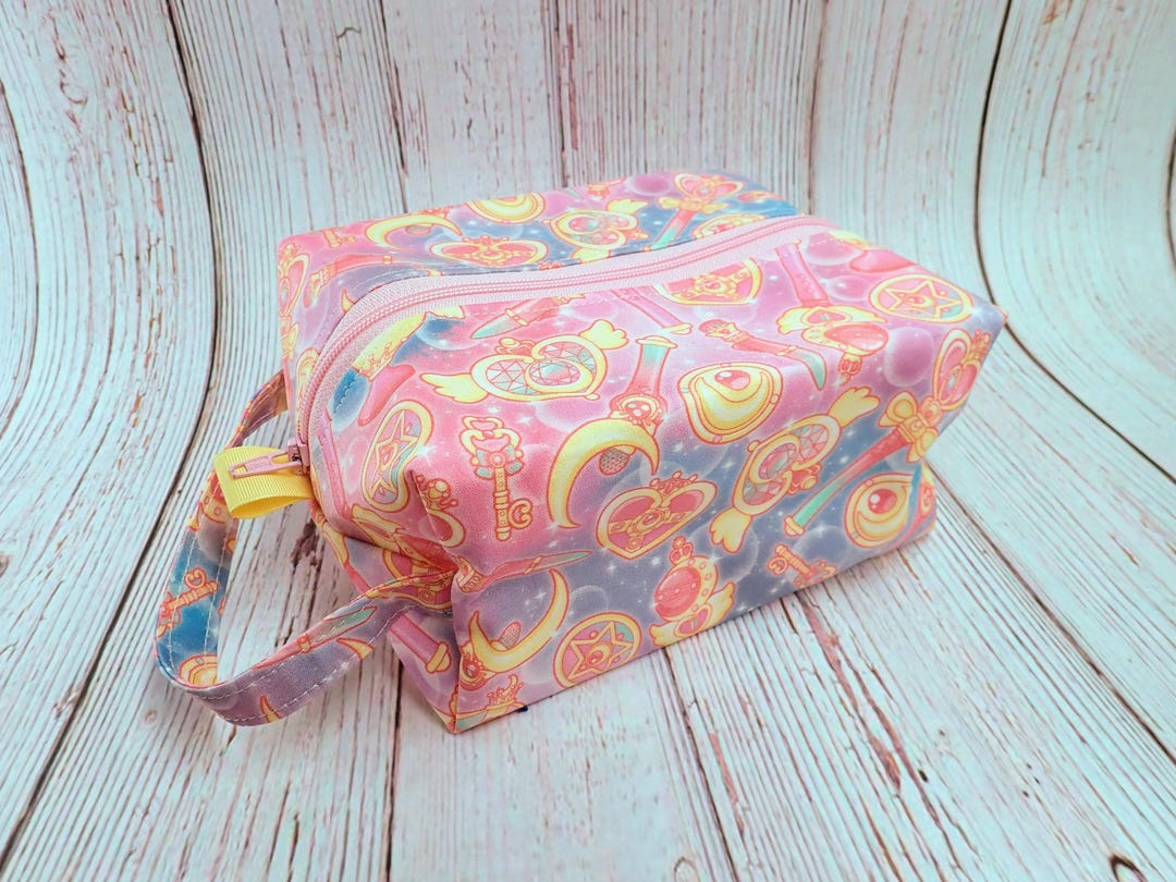 Sailor Anime Wand Large Knitting Project Bag – Boxy Bag for Crochet ...