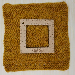 Knitting Gauge Swatch Ruler, 4" Ruler, 2"ruler or 1" Ruler. Gauge ...