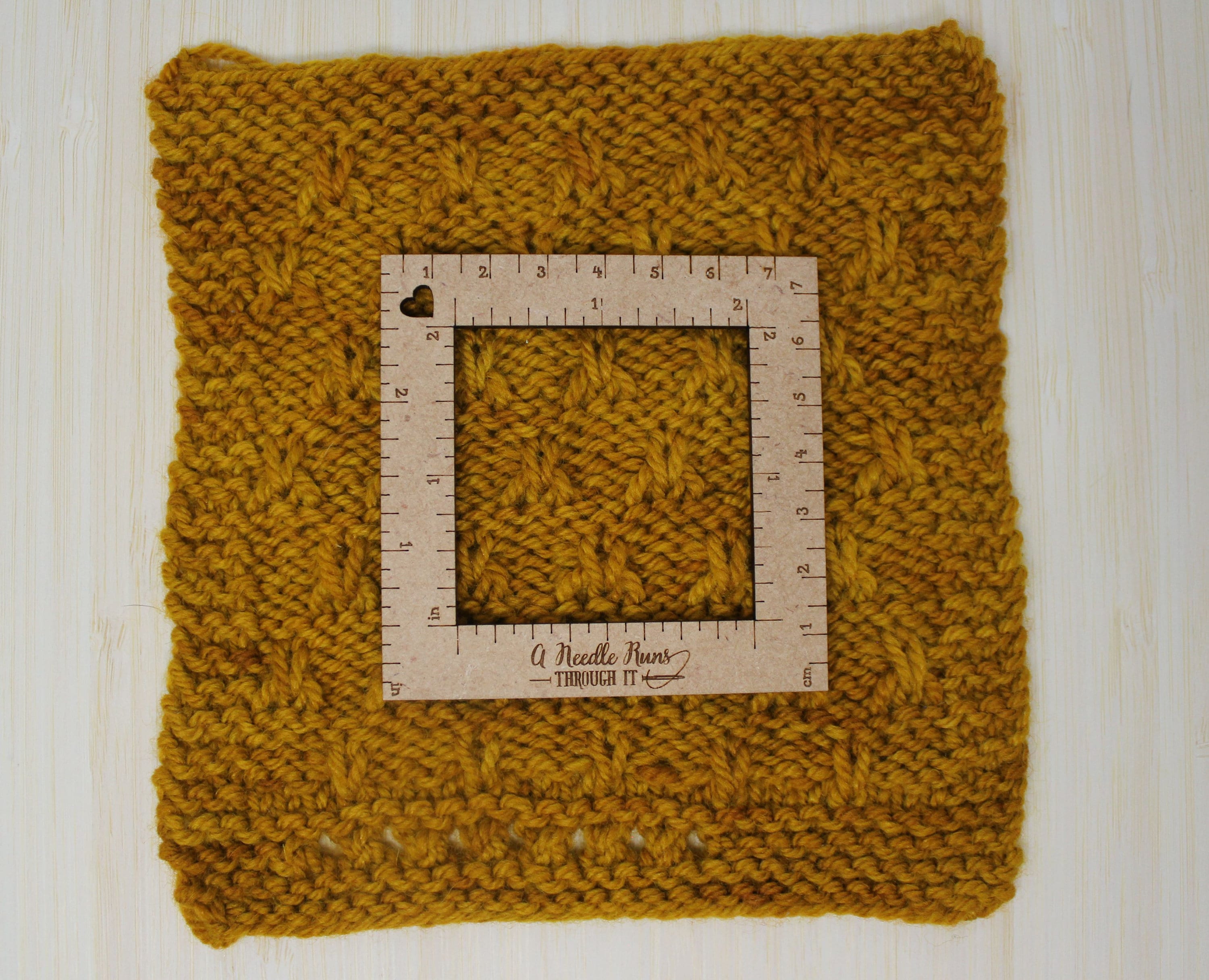 Knitting Gauge Swatch Ruler 4 Ruler 2ruler or | Etsy