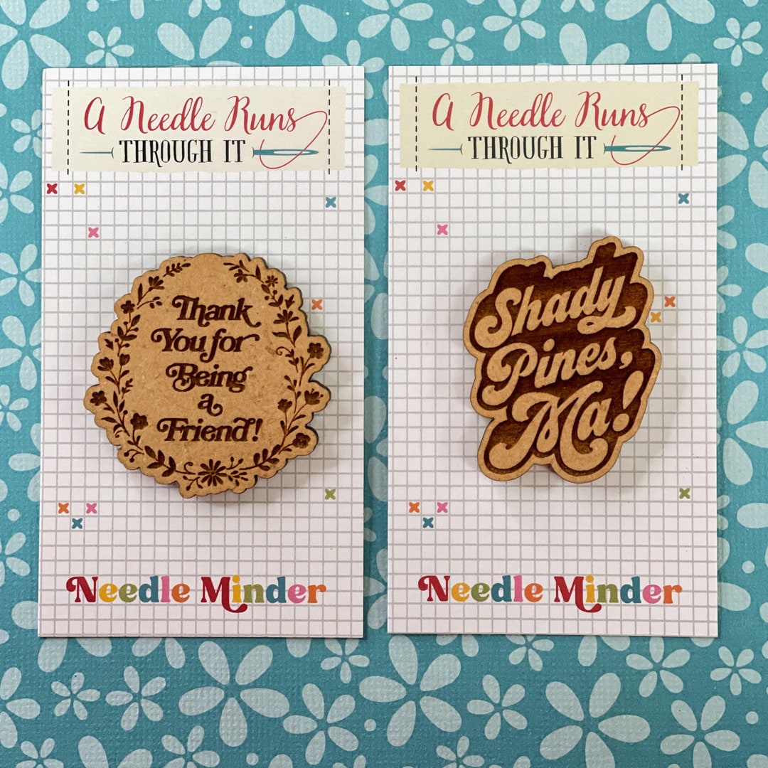 Golden Girls Wooden Needle Minder: Hand Embroidery Needle Keeper - Etsy