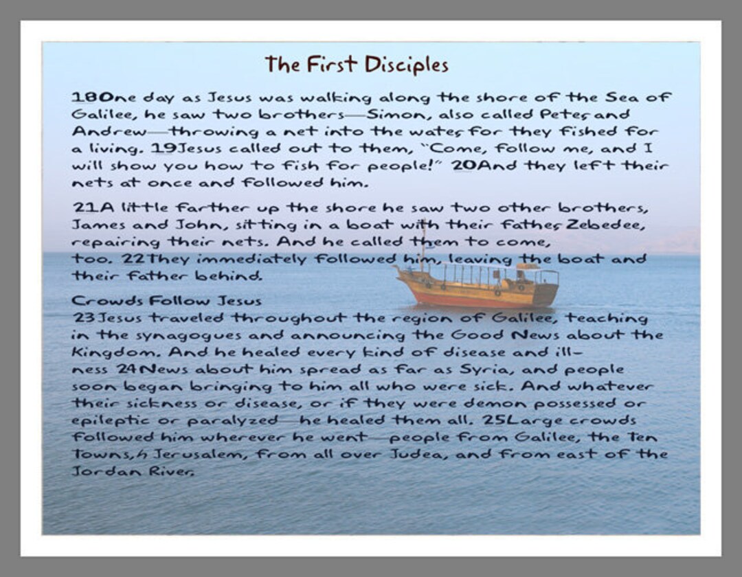 Matthew 4 Canvas. Bible Art Scripture Wall Art, Wisdom, Inspirational ...