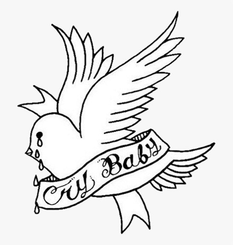 Cry Baby Vinyl Decal - Etsy