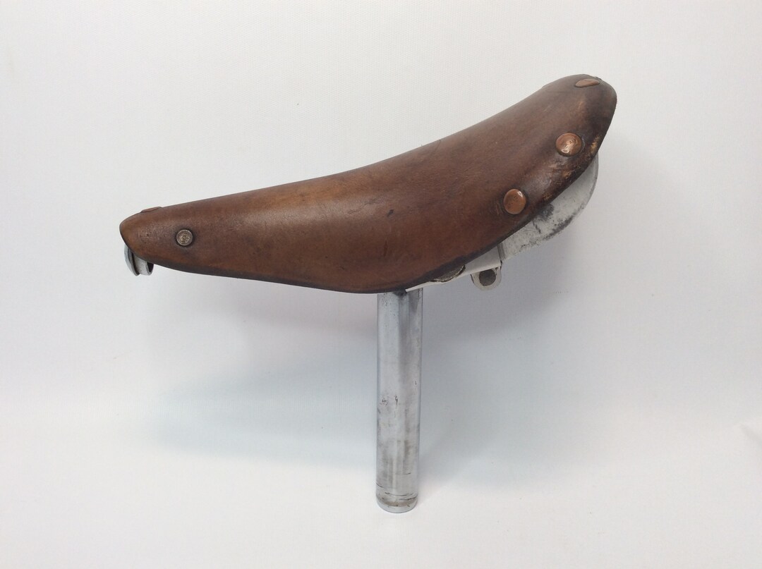 Vintage Ideale Alliage Leger Traite Fortal TB Bicycle Leather Seat - Etsy