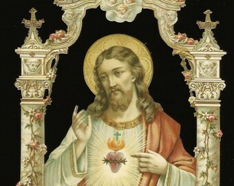 German Embossed Vintage Style Scrap Die Cut Easter Christmas - Etsy