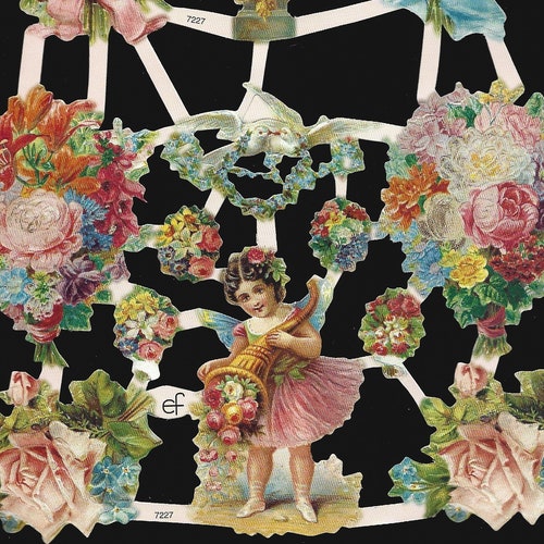 German Embossed Vintage Style Scrap Die Cut Relief Cartoon - Etsy