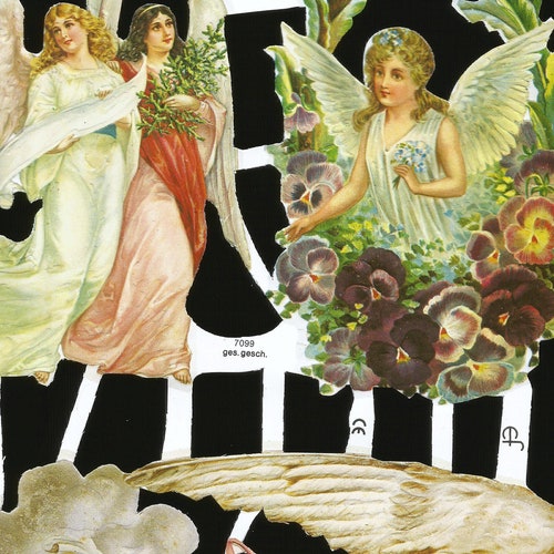 German Embossed Vintage Style Scrap Die Cut Relief Easter - Etsy