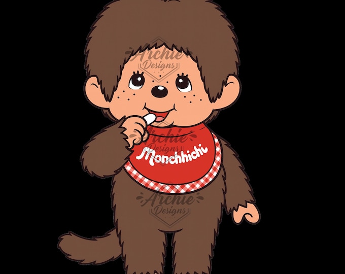 Monchhichi Clip Art | Digital Download (300 DPI) - Etsy