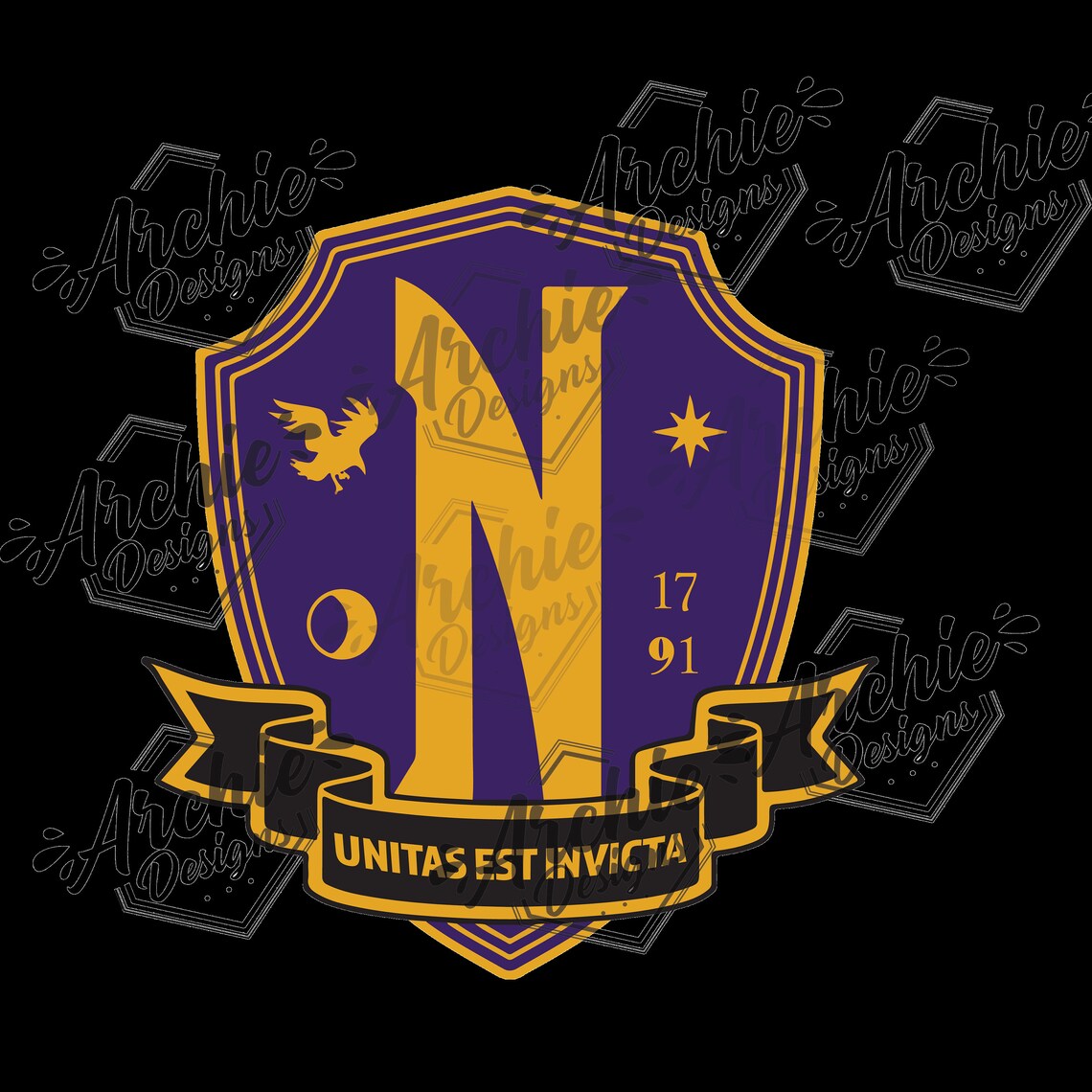 Nevermore Academy + Wednesday + PNG + Sublimation + Trending - Etsy