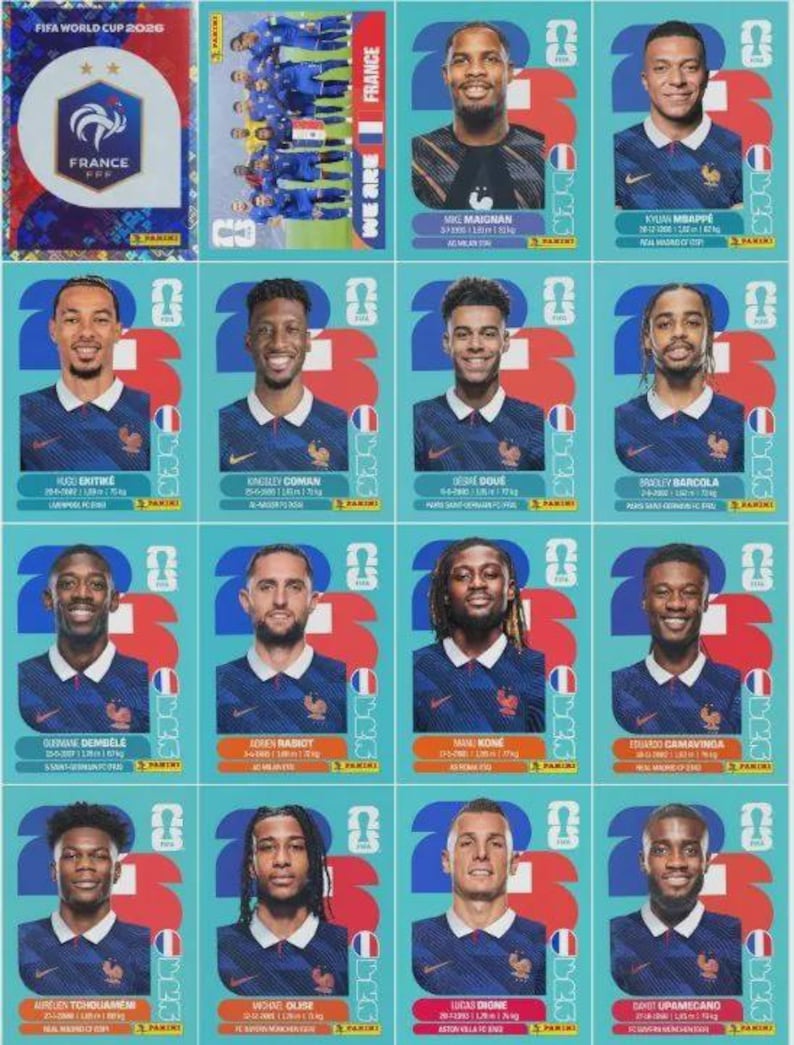 2026 World Cup Sticker Album in PDF, 48 Teams + Over 960 Stickers - Etsy UK