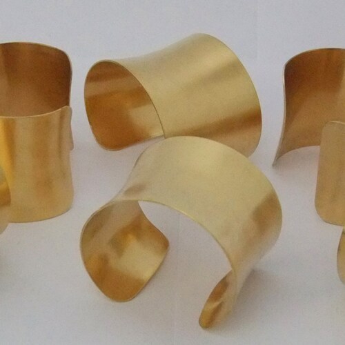Set of 6 Brass Bracelet Cuff Blanks for Jewelry Making .25 - Etsy