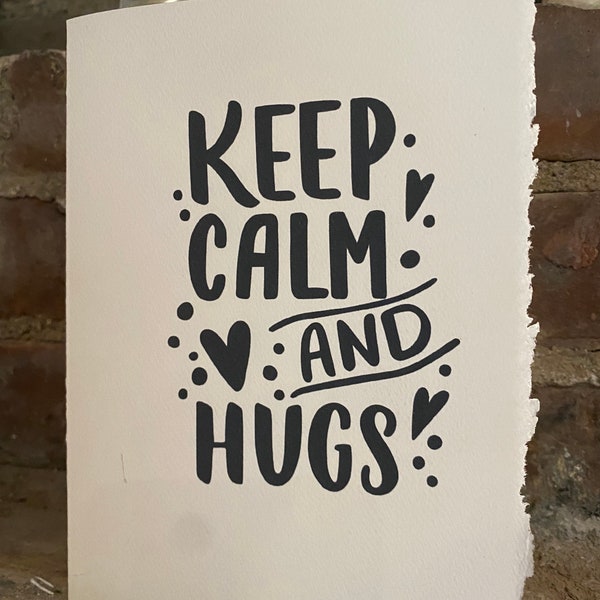 Keep Calm and Hug - Etsy