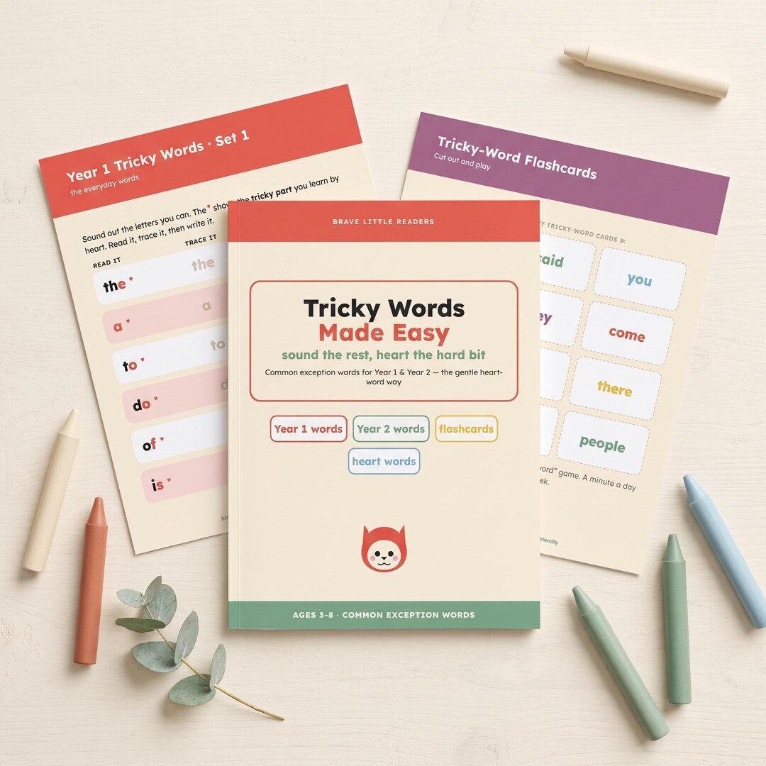 Tricky Words Worksheets | Heart Method Phonics for Year 1 & 2 (PDF ...