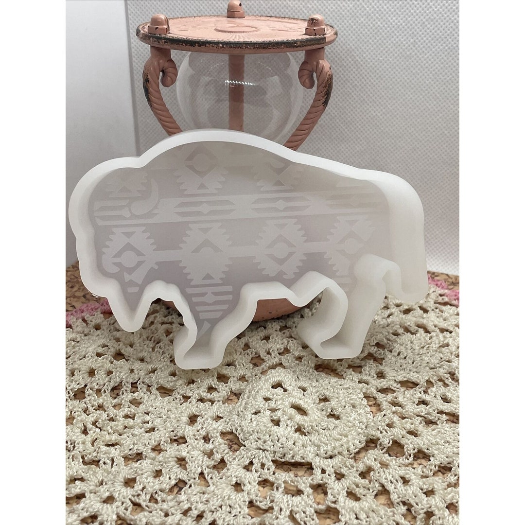 Buffalo Aztec Freshie Mold Full Silicone Car Mold Maker CANDLE DAD Son ...
