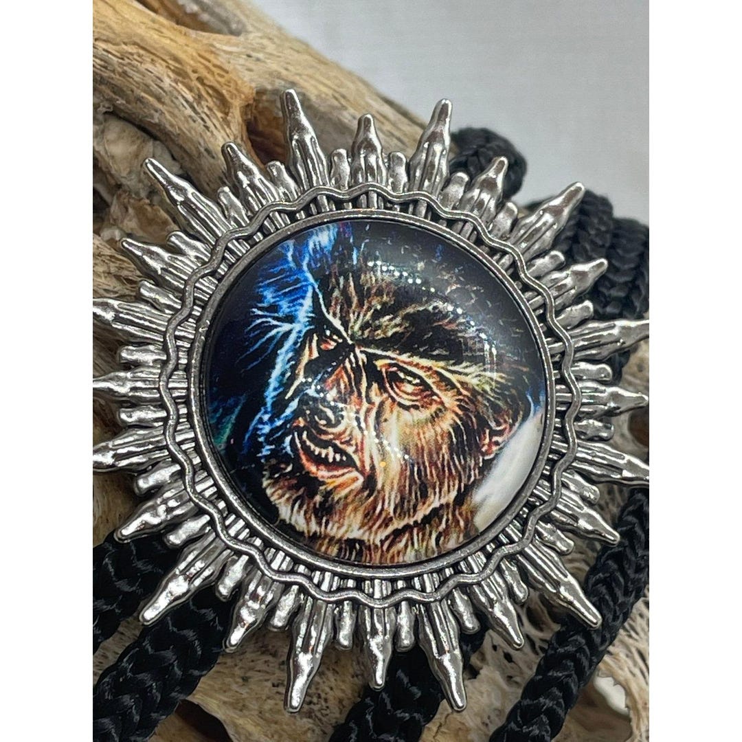 Classic Horror Film Werewolf Wolfman Wolf Man Bolo Tie Gothic ...