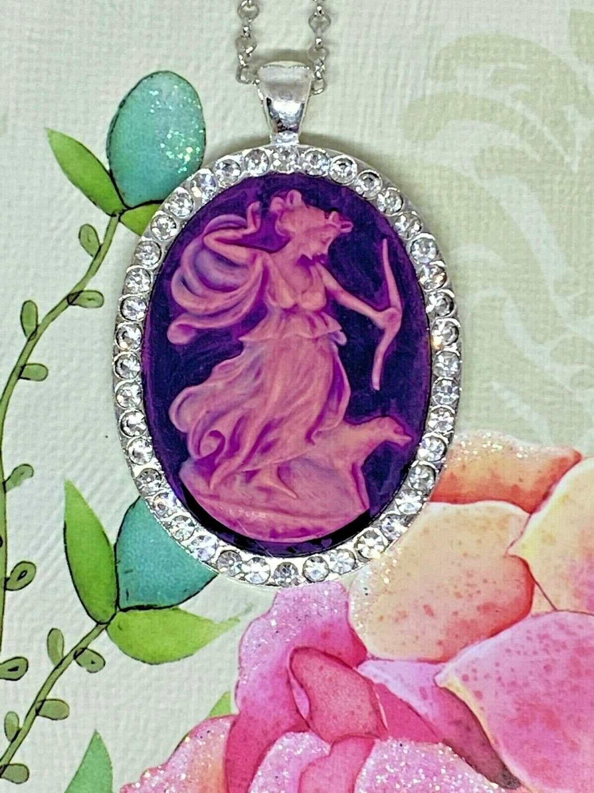 Purple Silver Artemis Aphrodite Renaissance Greek Goddess God | Etsy