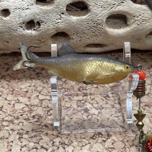 Mepps 1 Minnow AGLIA Red Gold Prism BLADE VINTAGE Inline Spinner ...