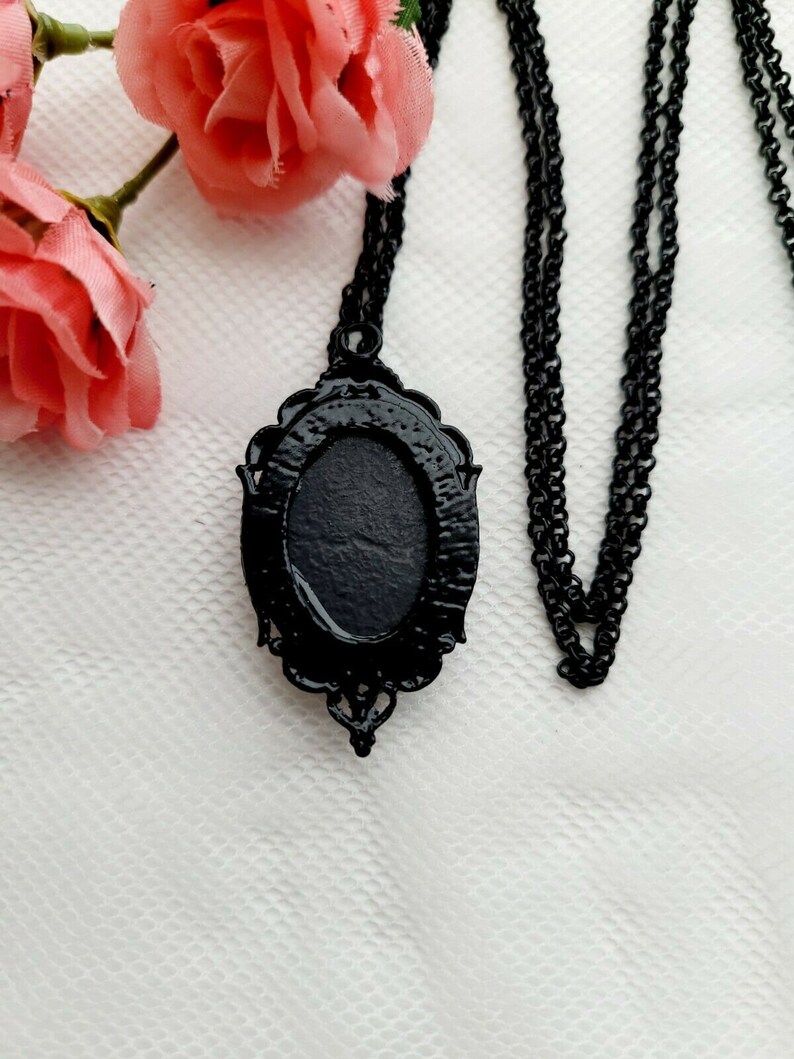 Black Crow Raven Bird Goth Witch Craft Pagan Antique Necklace - Etsy